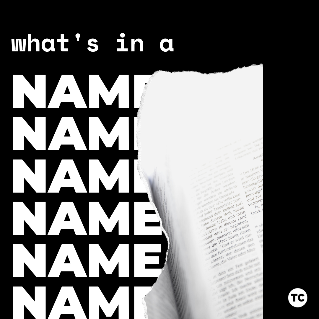 What’s in a Name? – Thomas Creedy's Blog